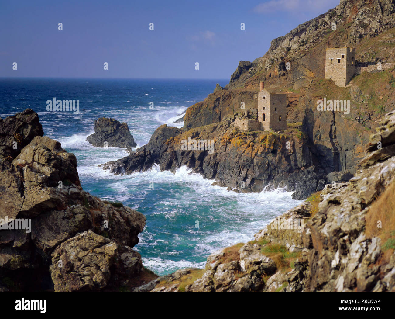 Botallack Tin Mines, Cornwall, England Stock Photo - Alamy