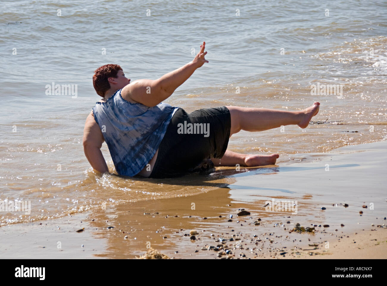 Obese Woman On A Beach High Resolution Stock Photography and Images - Alamy