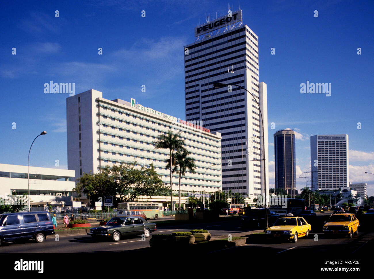 Jakarta Java Indonesia Modern City Town Stock Photo - Alamy