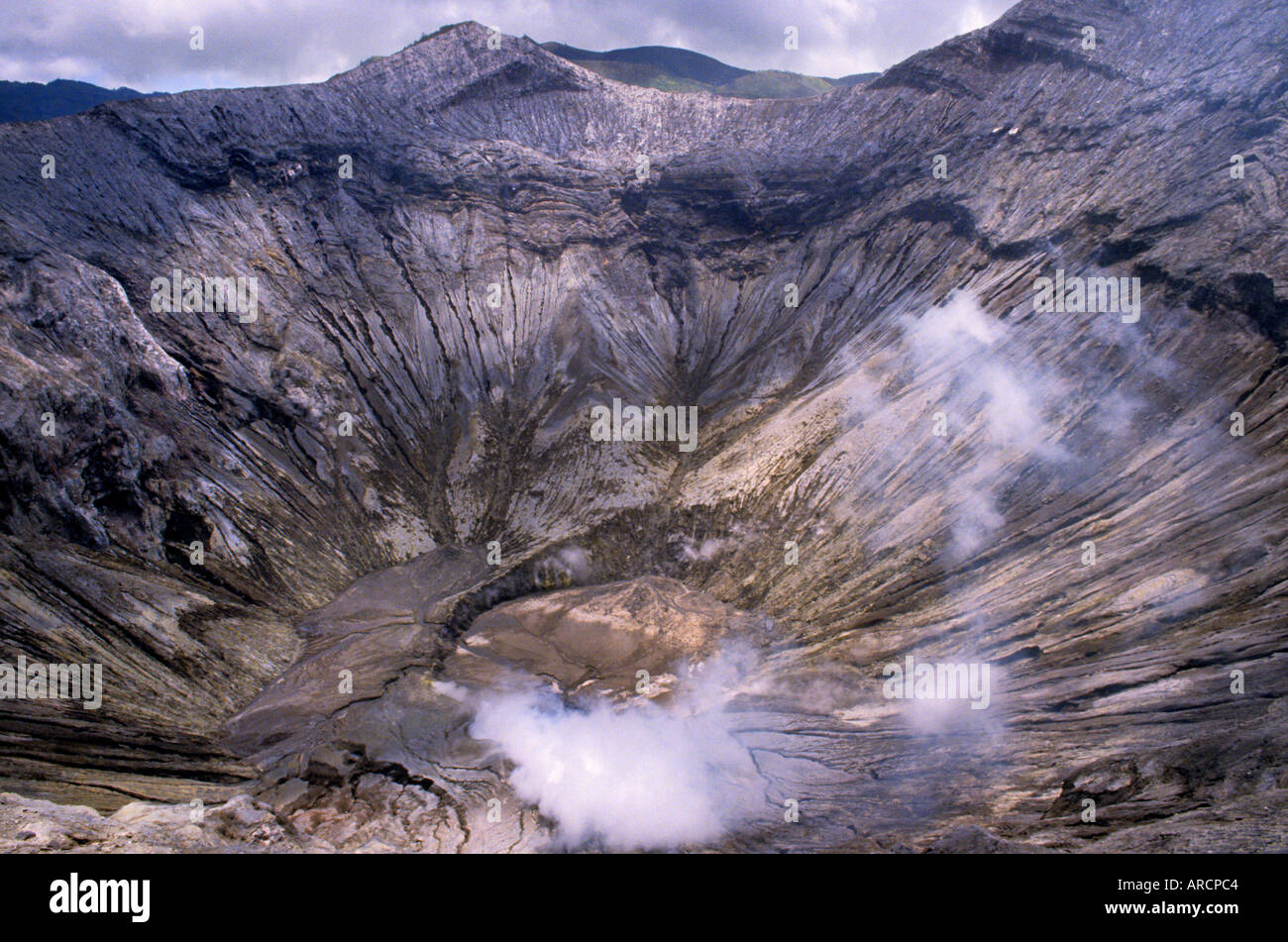 Volcano Bromo Java Indonesian Indonesia Mountain Stock Photo - Alamy