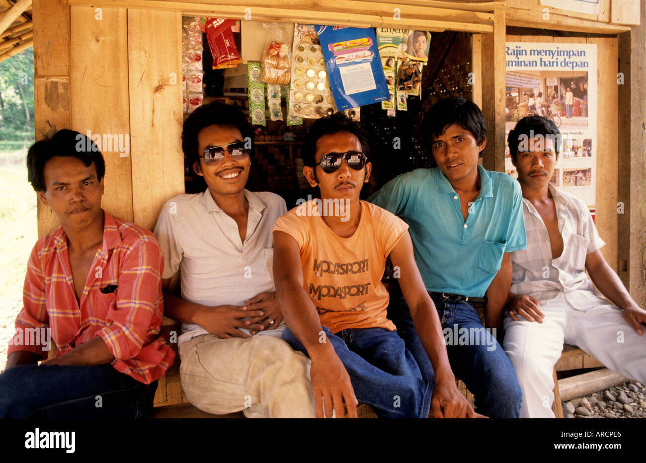 Java Indonesia teenagers young youth man men boy Stock Photo - Alamy