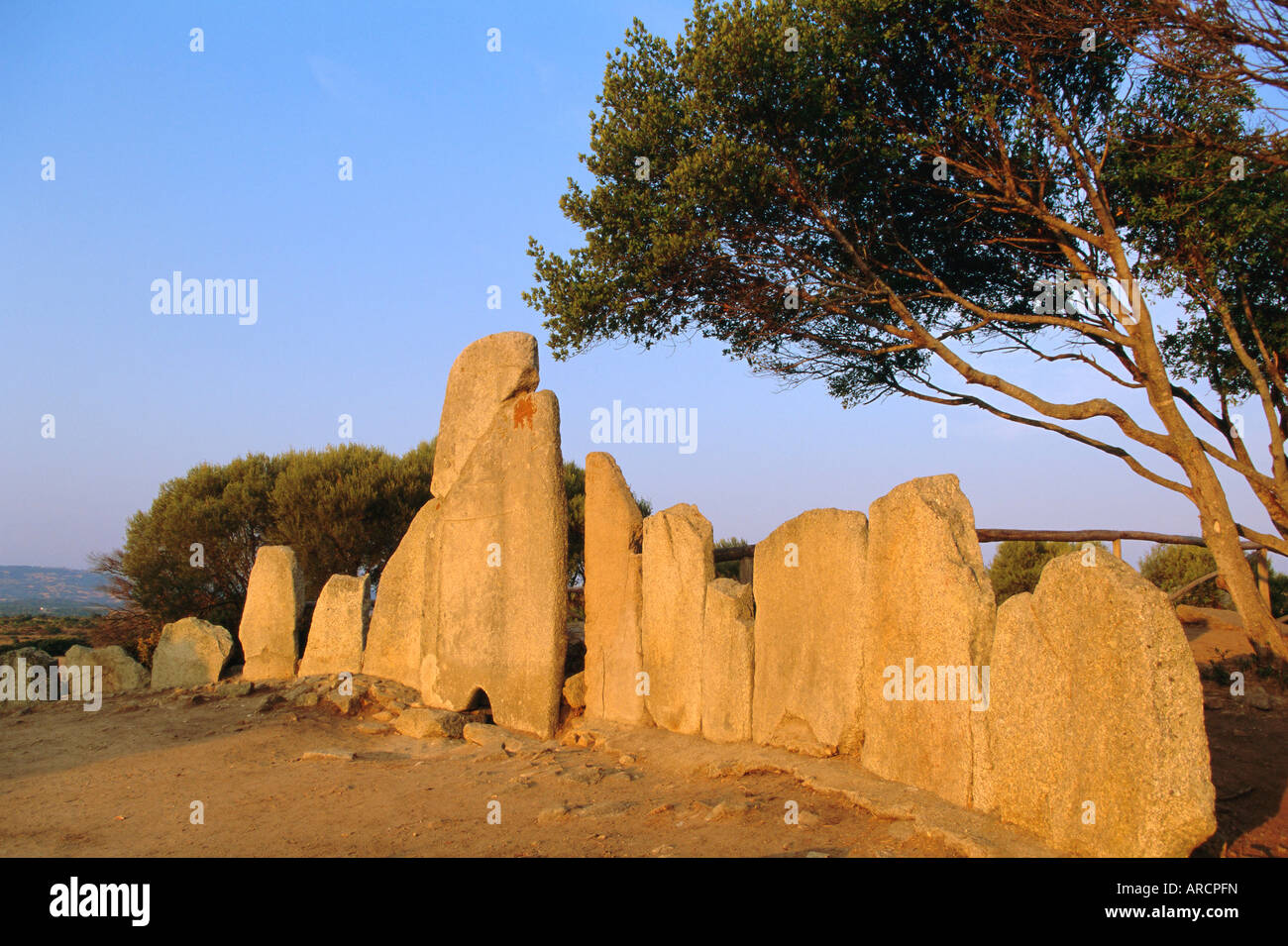 Giant's Tomb near Arzachena, Sardinia, Italy Stock Photo - Alamy