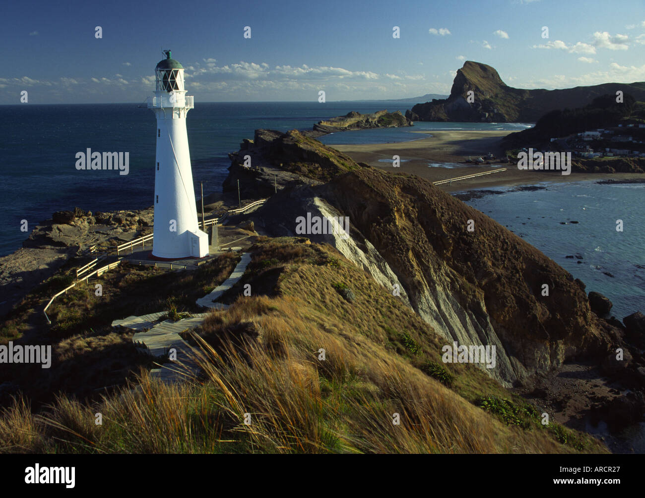 Castlepoint Lighthouse, New Zealand Stock Photo - Alamy