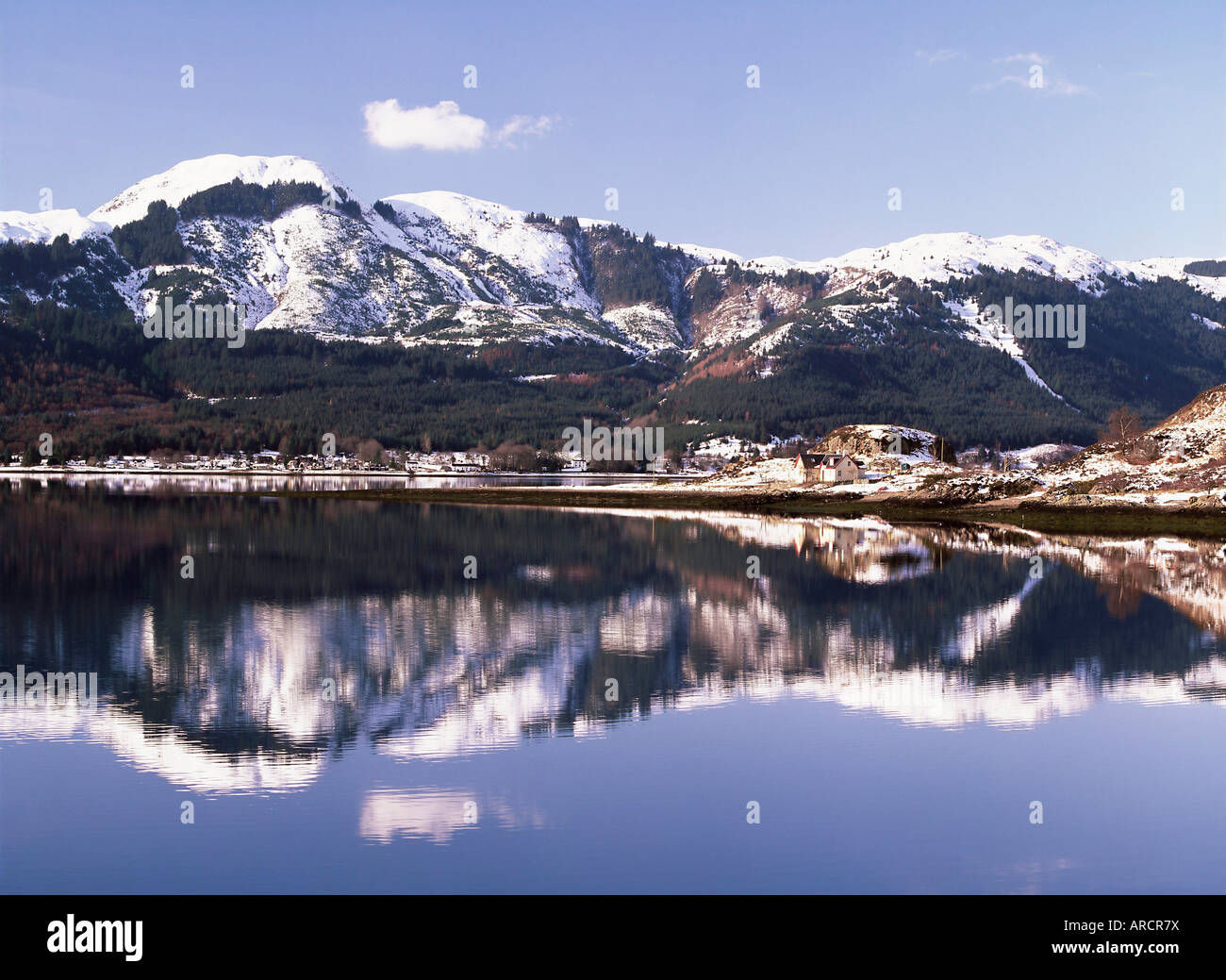 Loch Duich, Shell Bridge, Highlands Region, Scotland, UK Stock Photo ...