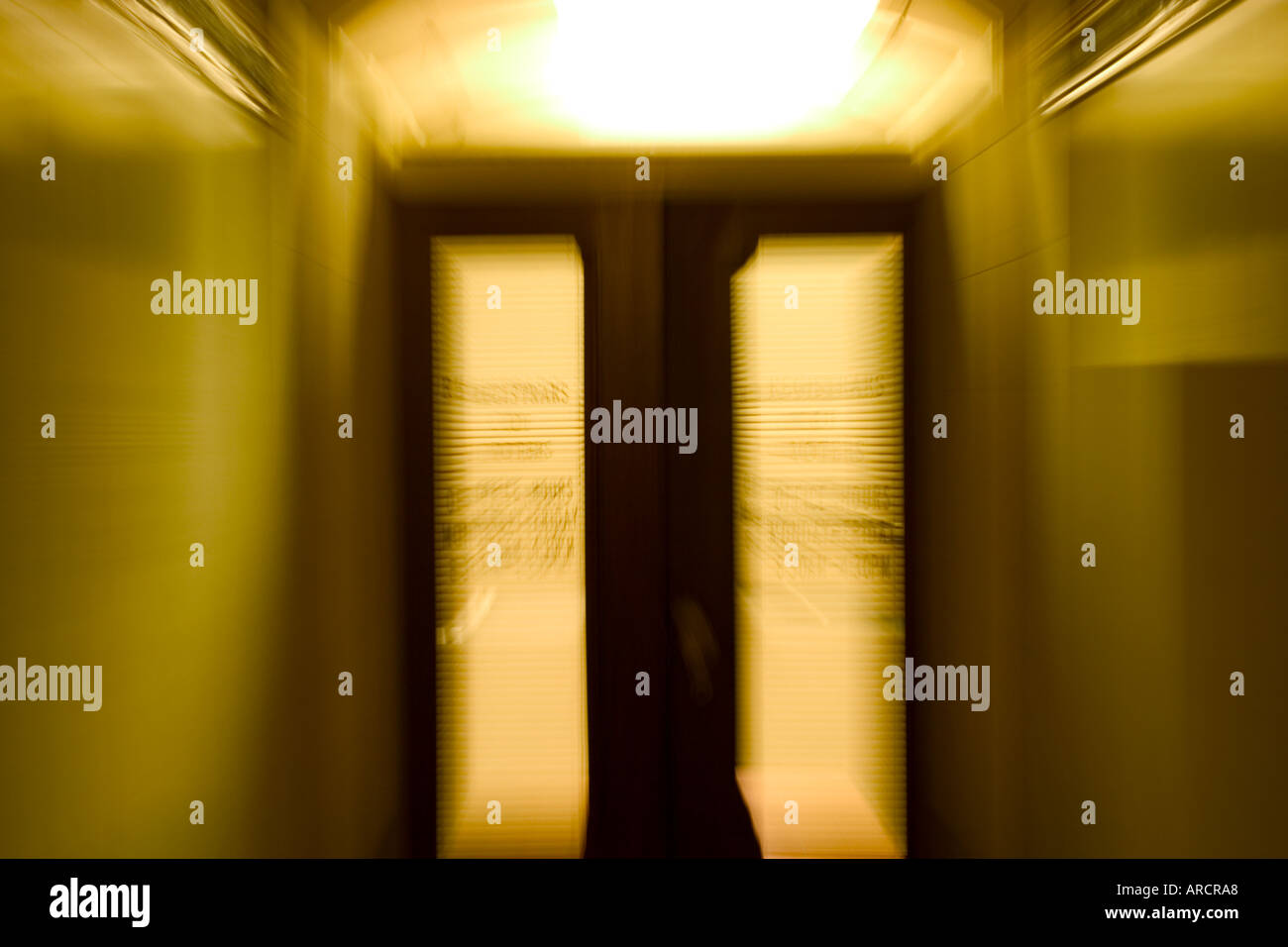 Double doors in an office building Stock Photo - Alamy