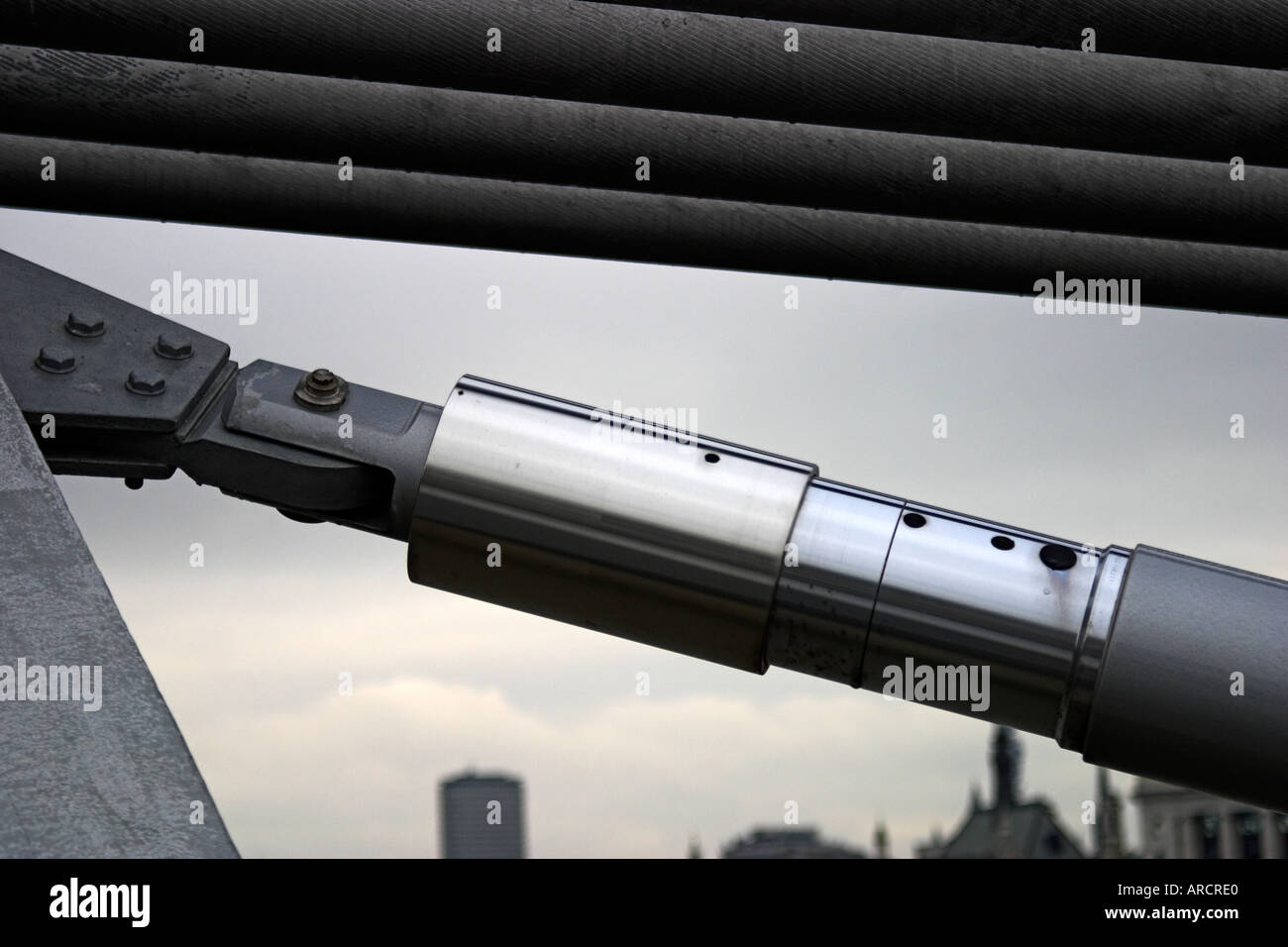 Millennium Bridge Viscous Damper Stock Photo - Alamy