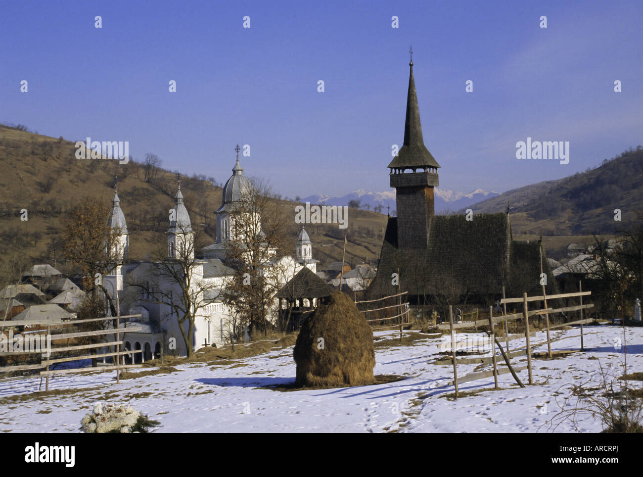 Churches in Maramuresh (Maramures), Romania, Europe Stock Photo - Alamy