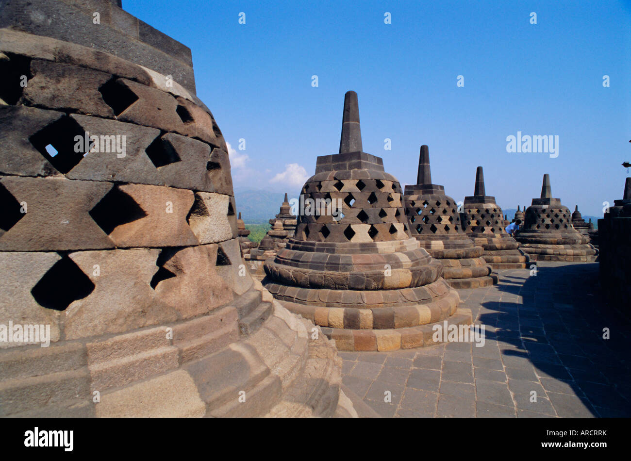 Buddhist temple, Borobodur (Borobudur), Java, Indonesia Stock Photo - Alamy