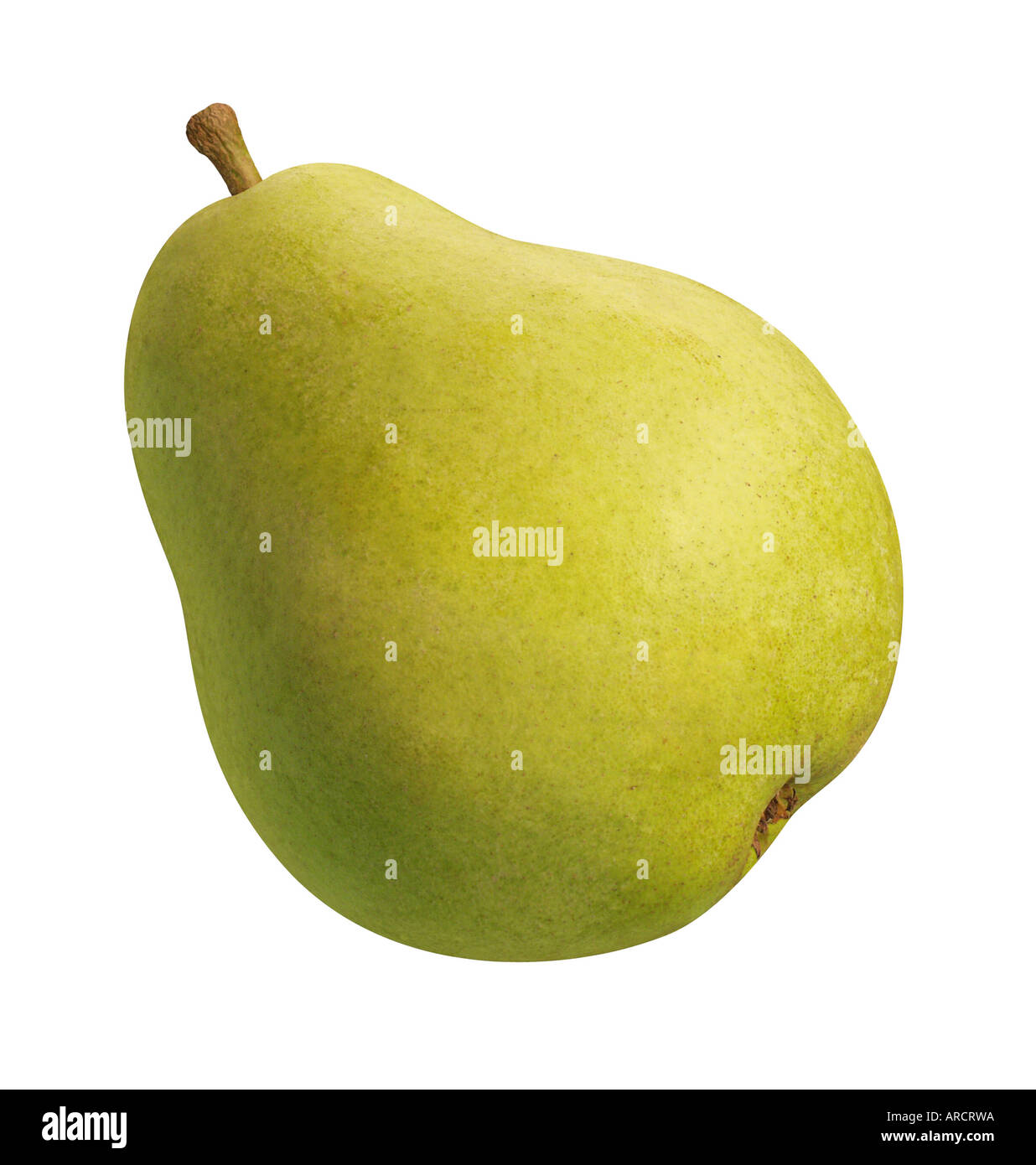 Green Pear Isolated Stock Photo - Alamy
