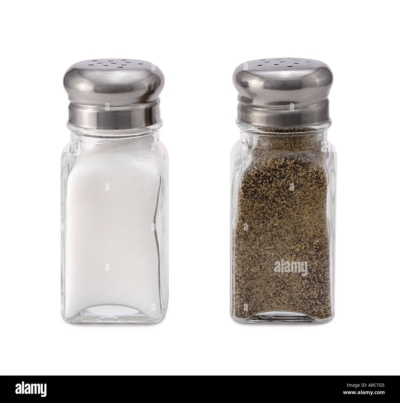 Salt & Pepper Isolated Stock Photo - Alamy