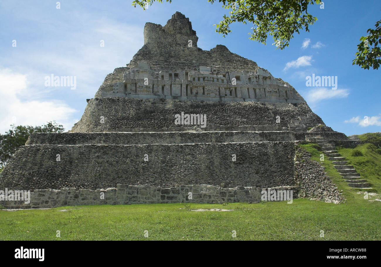 Xunantunich Mayan Ruin Belize Stock Photo - Alamy