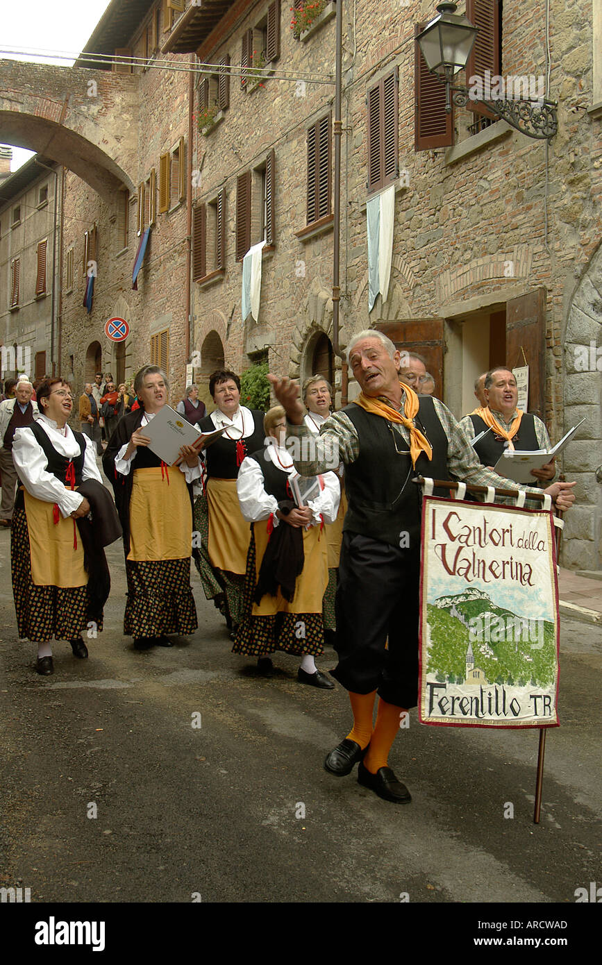 Autumn Festival Citerna Italy Stock Photo - Alamy