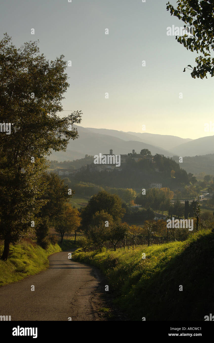 Tuscany and Umbria border Autumn Fall Stock Photo - Alamy