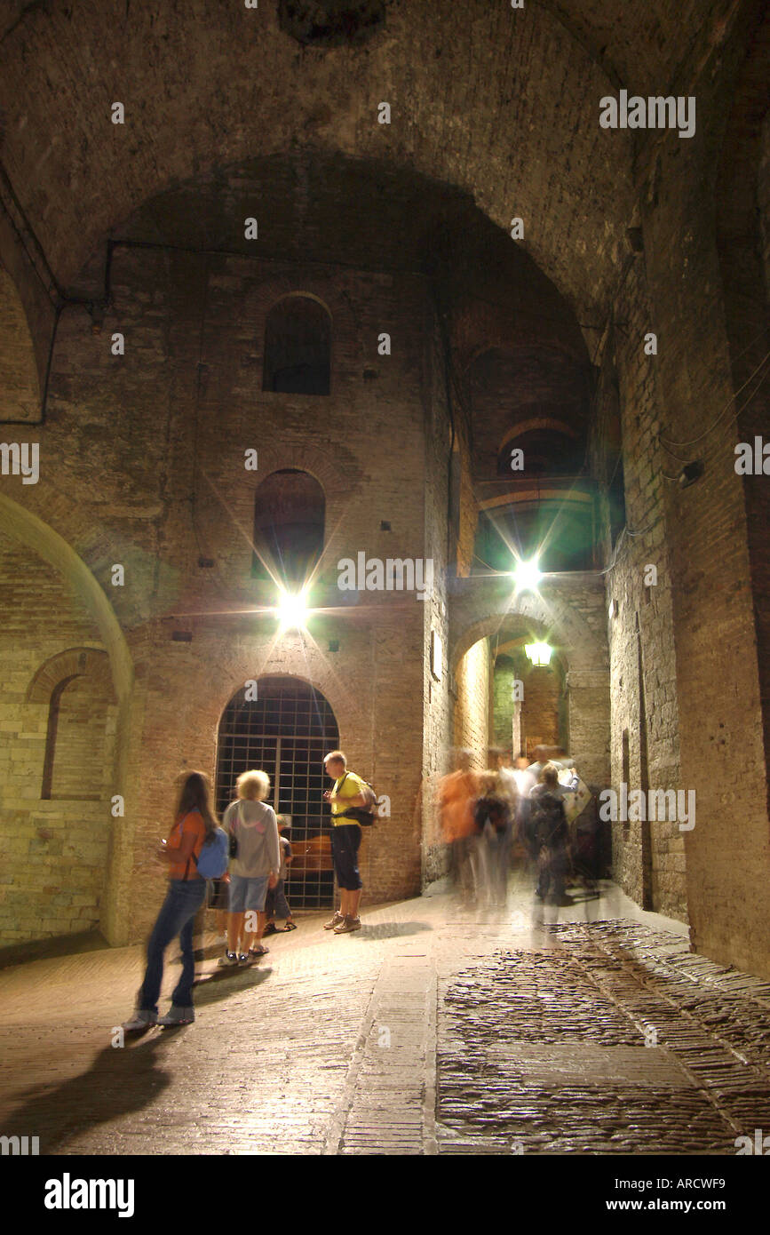 Underground Rocca Paolina Perugia Umbria Italy Stock Photo - Alamy