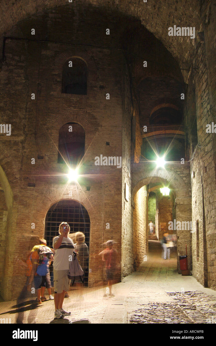 Underground Rocca Paolina Perugia Umbria Italy Stock Photo - Alamy