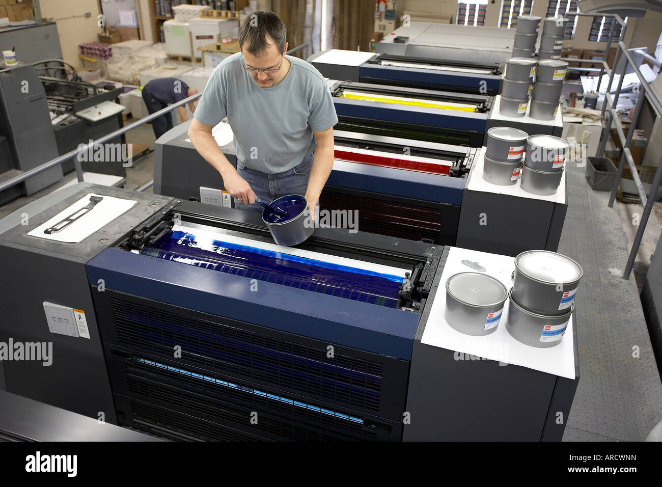 Ink press hi-res stock photography and images - Alamy