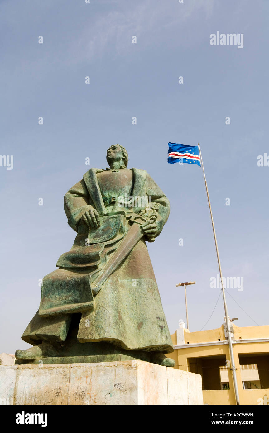 The old city of Praia on the Plateau, Praia, Santiago, Cape Verde ...