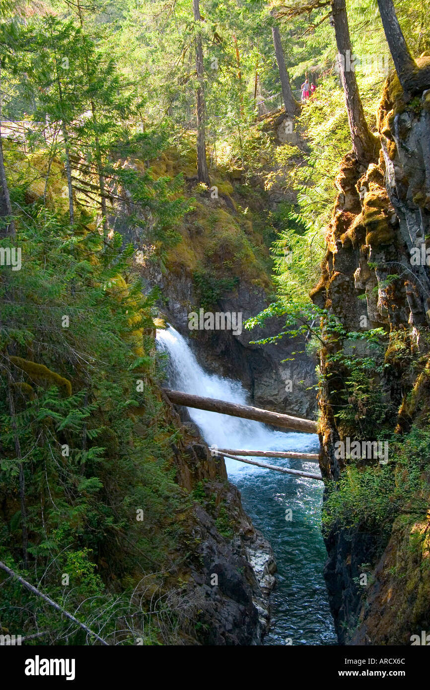 Little Qualicum River Falls Stock Photo - Alamy