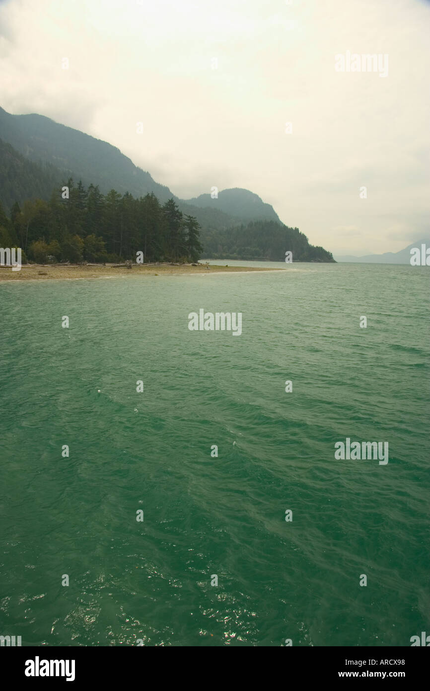 Cloudy Howe Sound - Vancouver Stock Photo - Alamy