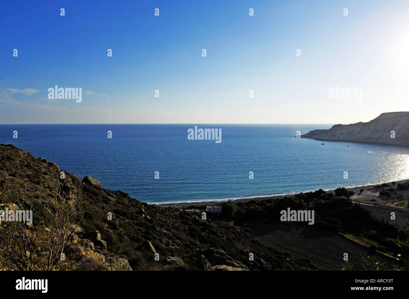 pissouri bay cyprus sea idyllic paradise travel tourism holiday ...