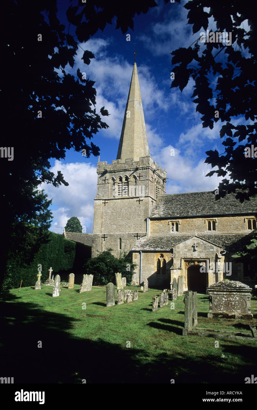 Down Ampney Church in Gloucestershire England 2002 Stock Photo - Alamy