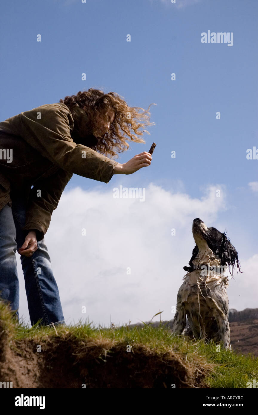 Throwing stick hi-res stock photography and images - Alamy