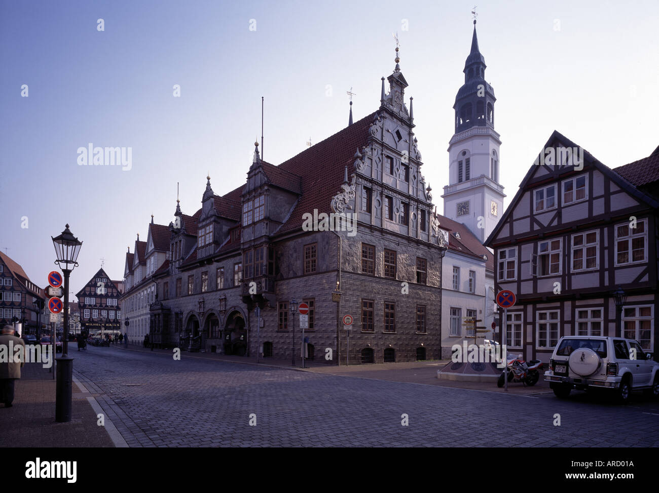 Celle, Rathaus, Blick von Norden Stock Photo - Alamy