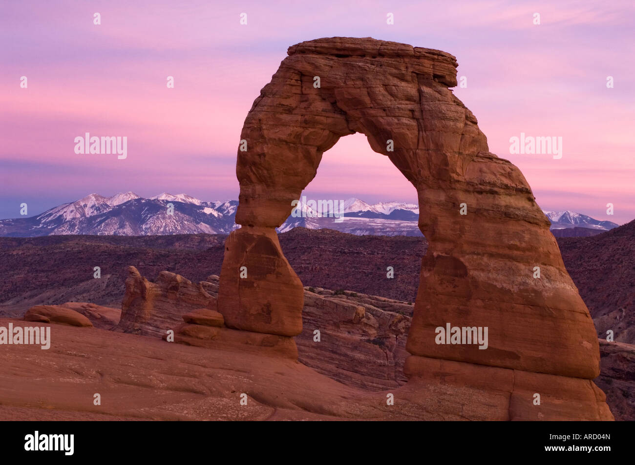 Delicate Arch, Arches NP, Utah, United States Stock Photo - Alamy