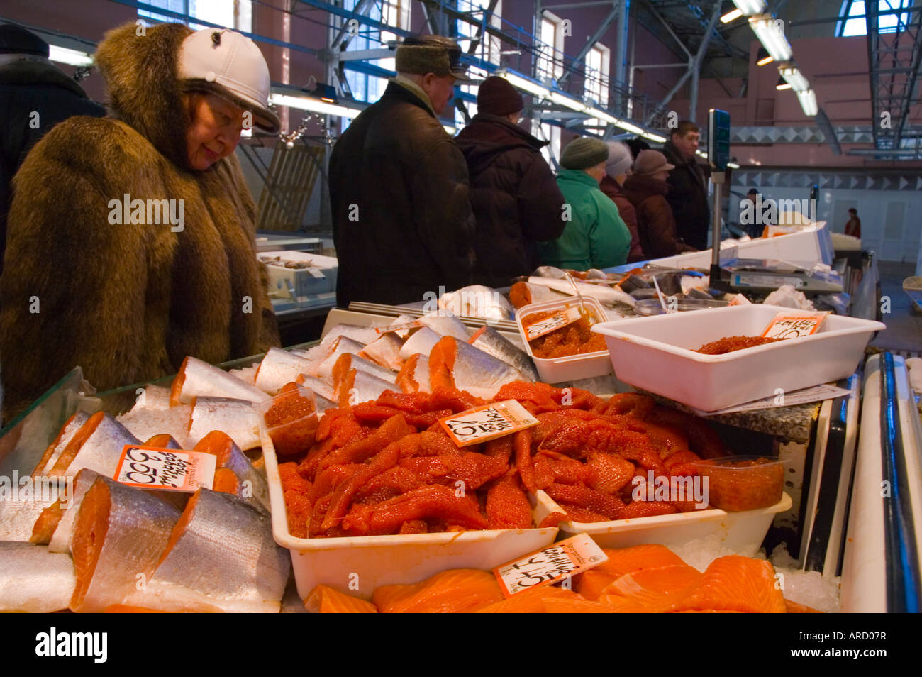Queue at Centraltirgus the main market Riga Latvia Stock Photo - Alamy