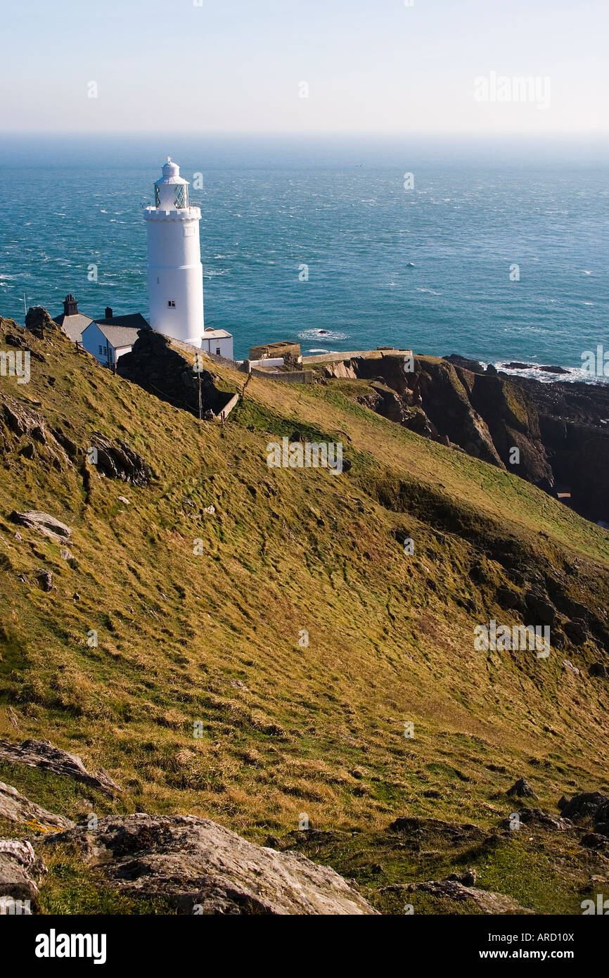 Start point lighthouse Stock Photo - Alamy