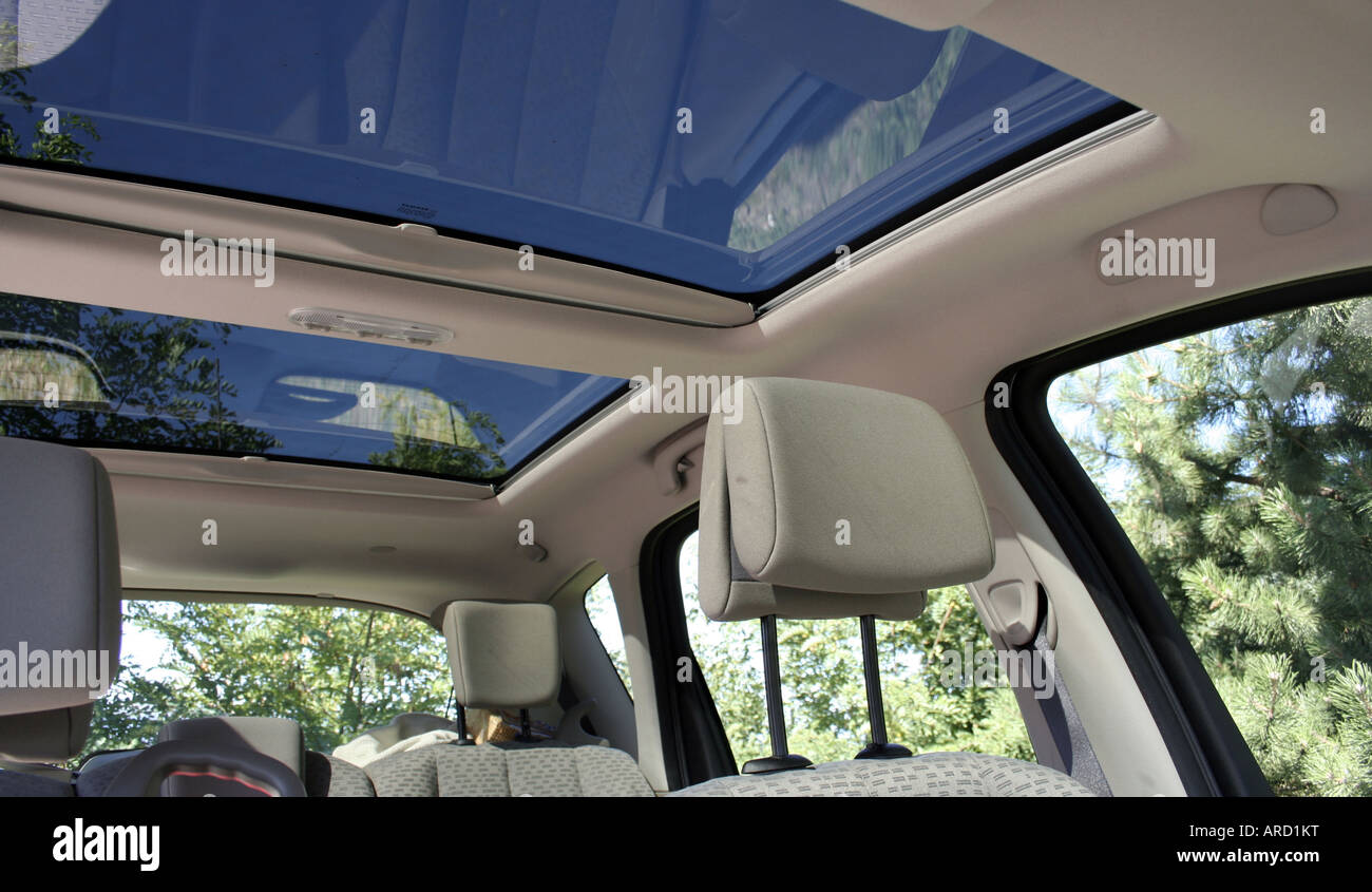Beautiful car interior with two big traps Stock Photo - Alamy