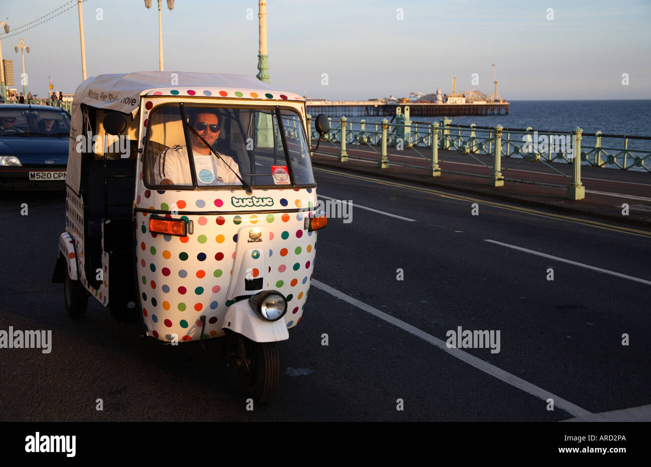 Driving auto rickshaw hi-res stock photography and images - Alamy