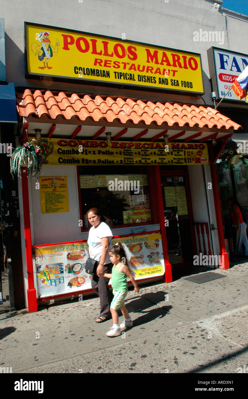 Pollos Mario Columbian Restaurant on Roosevelt Avenue Jackson Heights ...