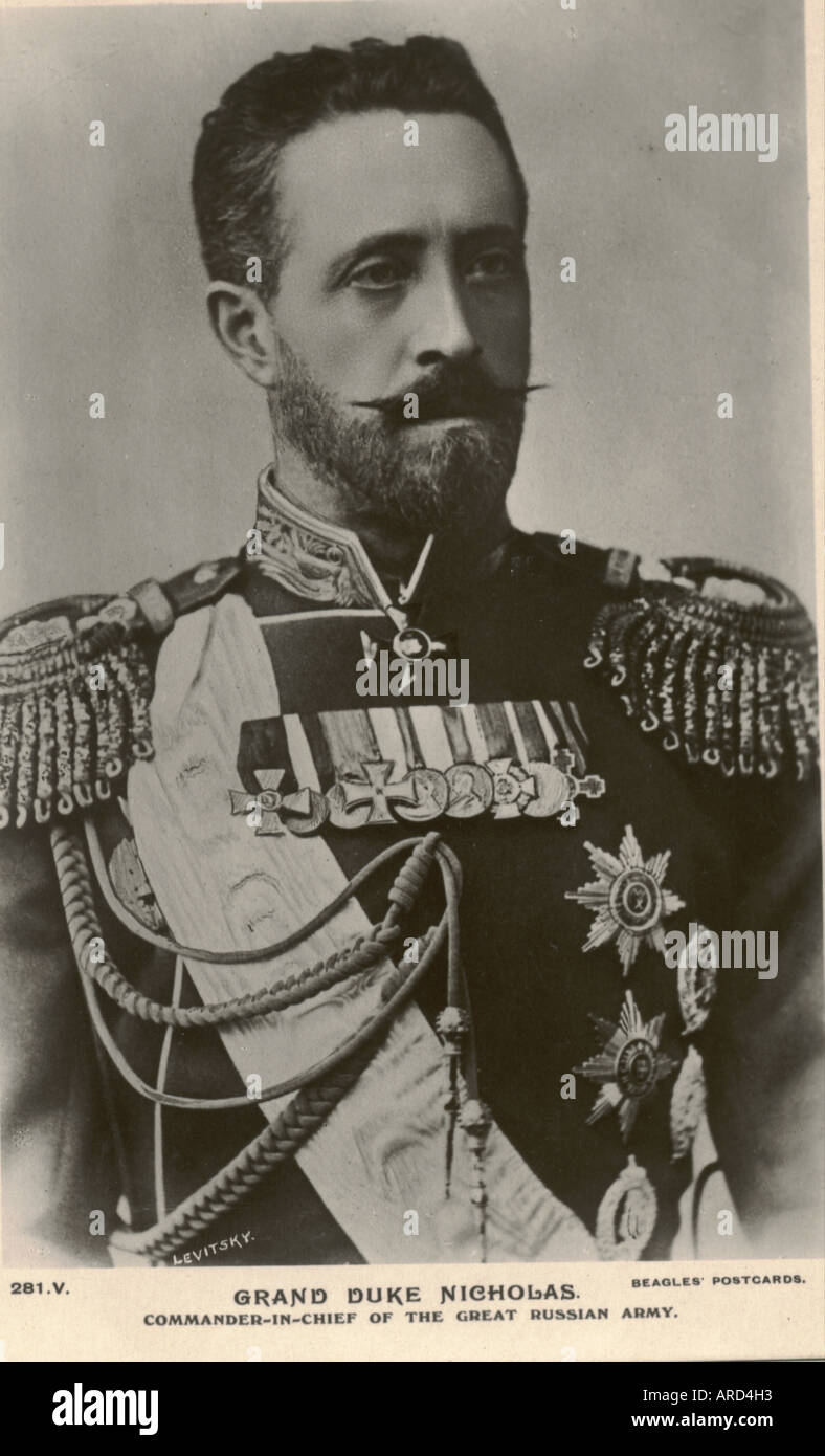 Grand duke nicholas hi-res stock photography and images - Alamy