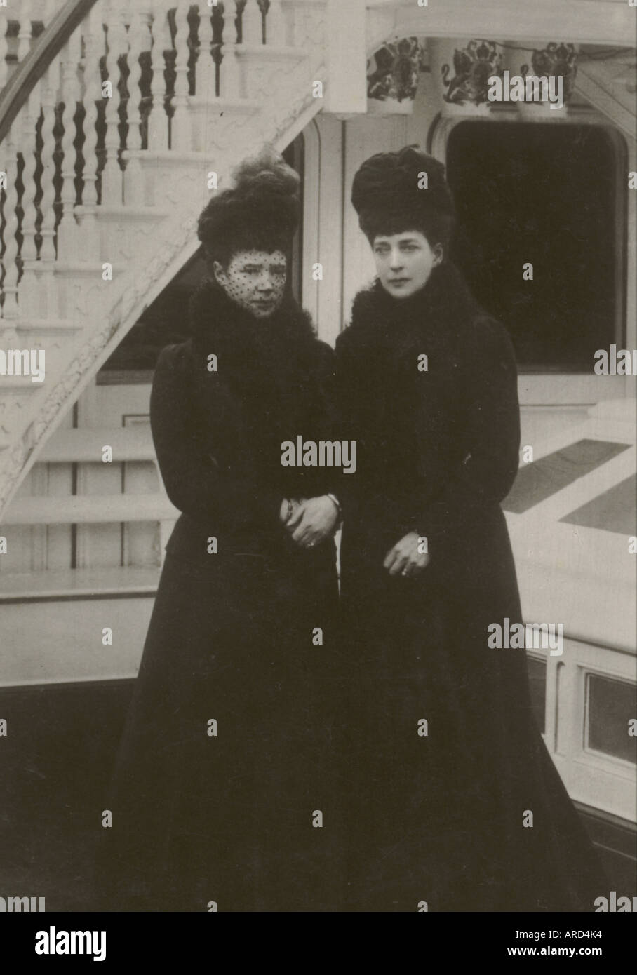 Picture postcard of Their Majesties the Dowager Empress of Russia ...