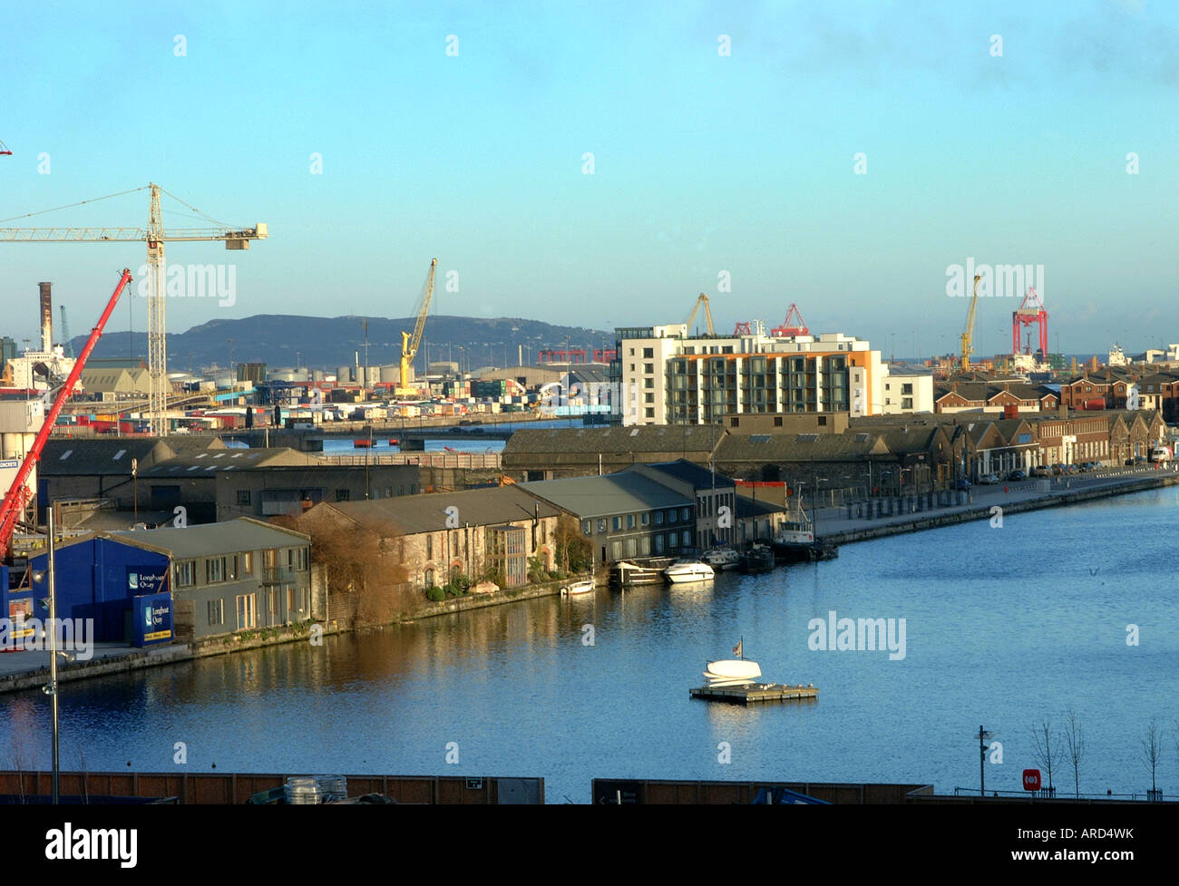 Dublin Dockland Redevelopment showing site for the Proposed U2 Tower Development www ...