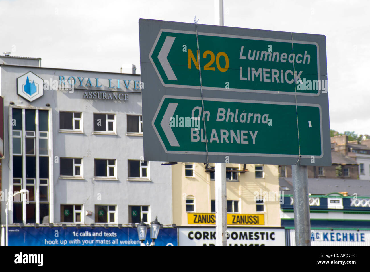 South west Ireland in Cork a sign with significance for the English ...