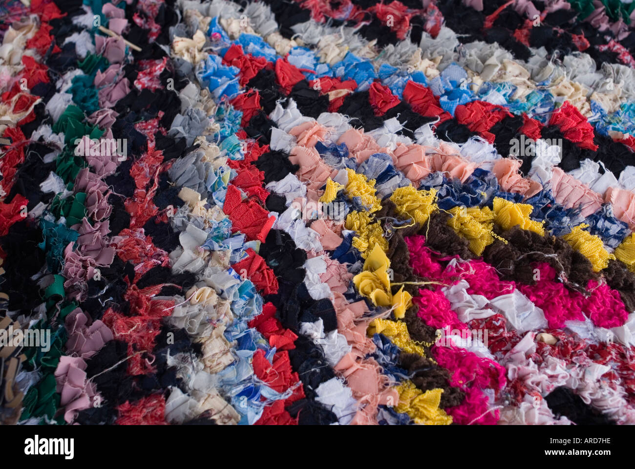 Traditional Berber rag rug Stock Photo - Alamy