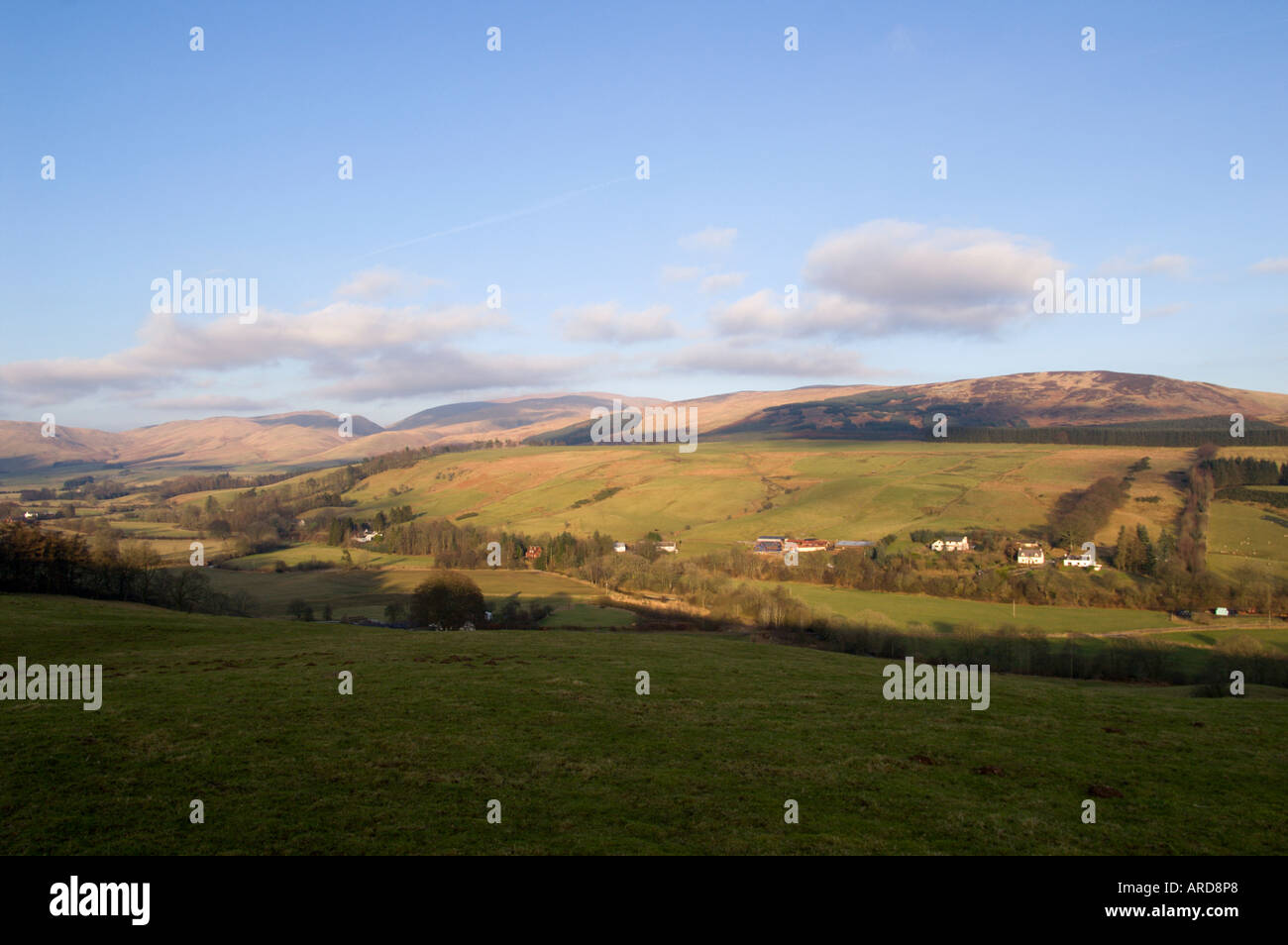 Landscape at Moffat Scotland Stock Photo - Alamy