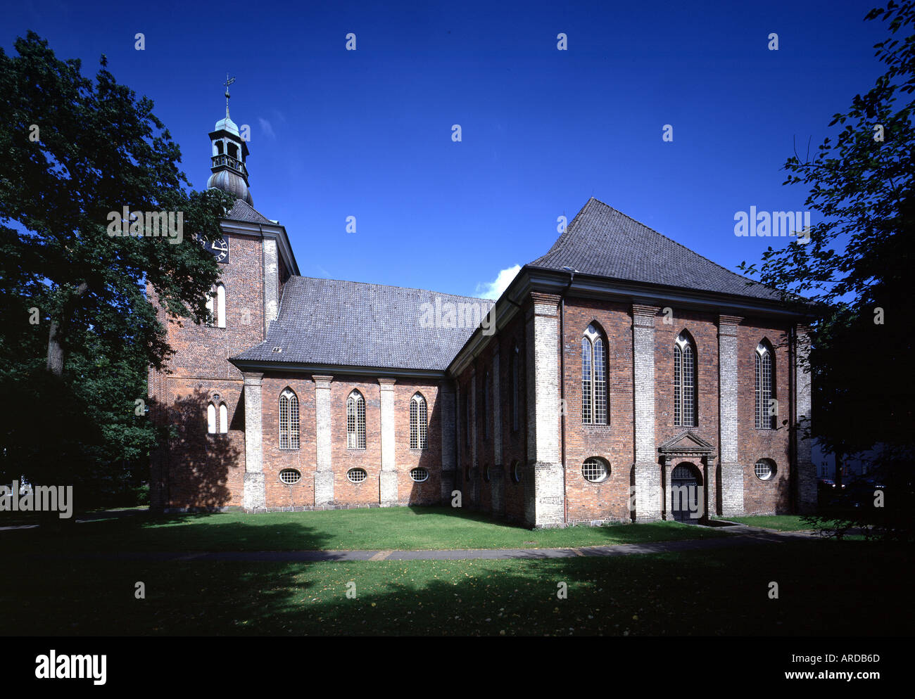 Rendsburg, Christkirche, Blick von Süden Stock Photo - Alamy