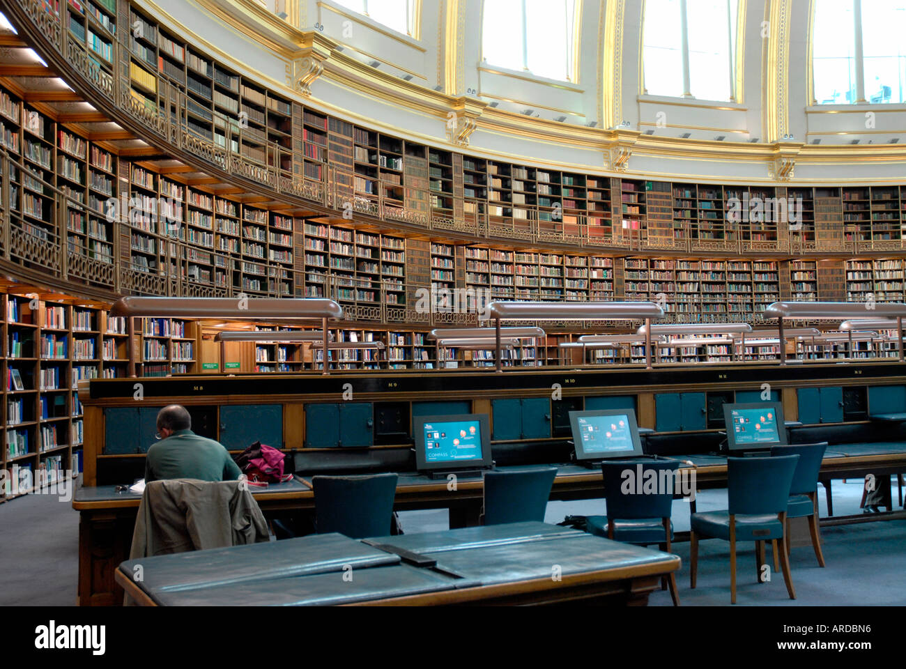 The Round Reading Room in the British Museum Bloomsbury London Stock ...