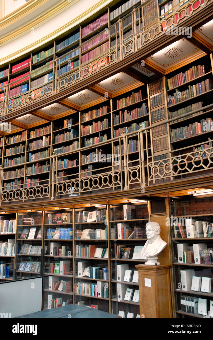 The Round Reading Room in the British Museum Bloomsbury London Stock ...