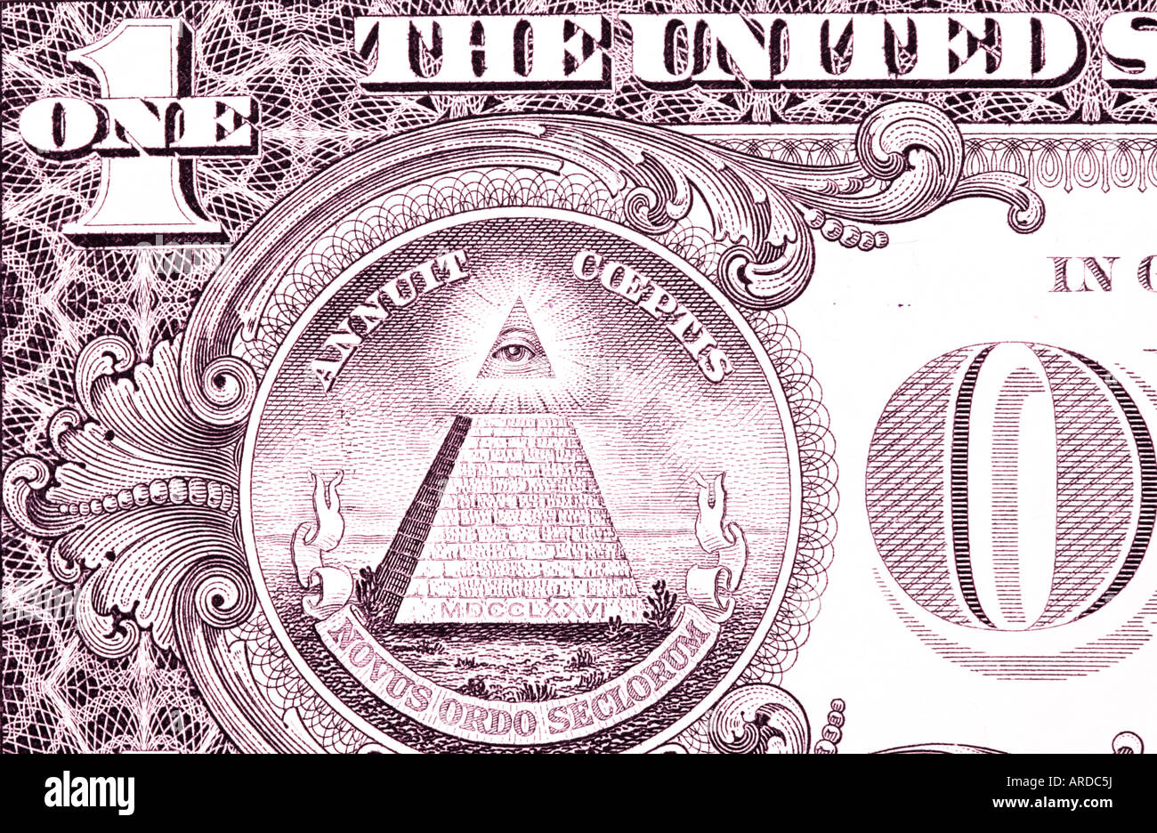 Dollar dollars currency pyramid hi-res stock photography and images - Alamy