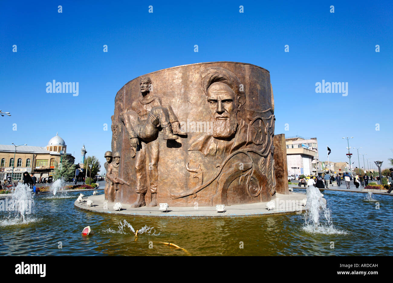 Monument to the Iran Iraq War in Hamadan Iran Stock Photo - Alamy