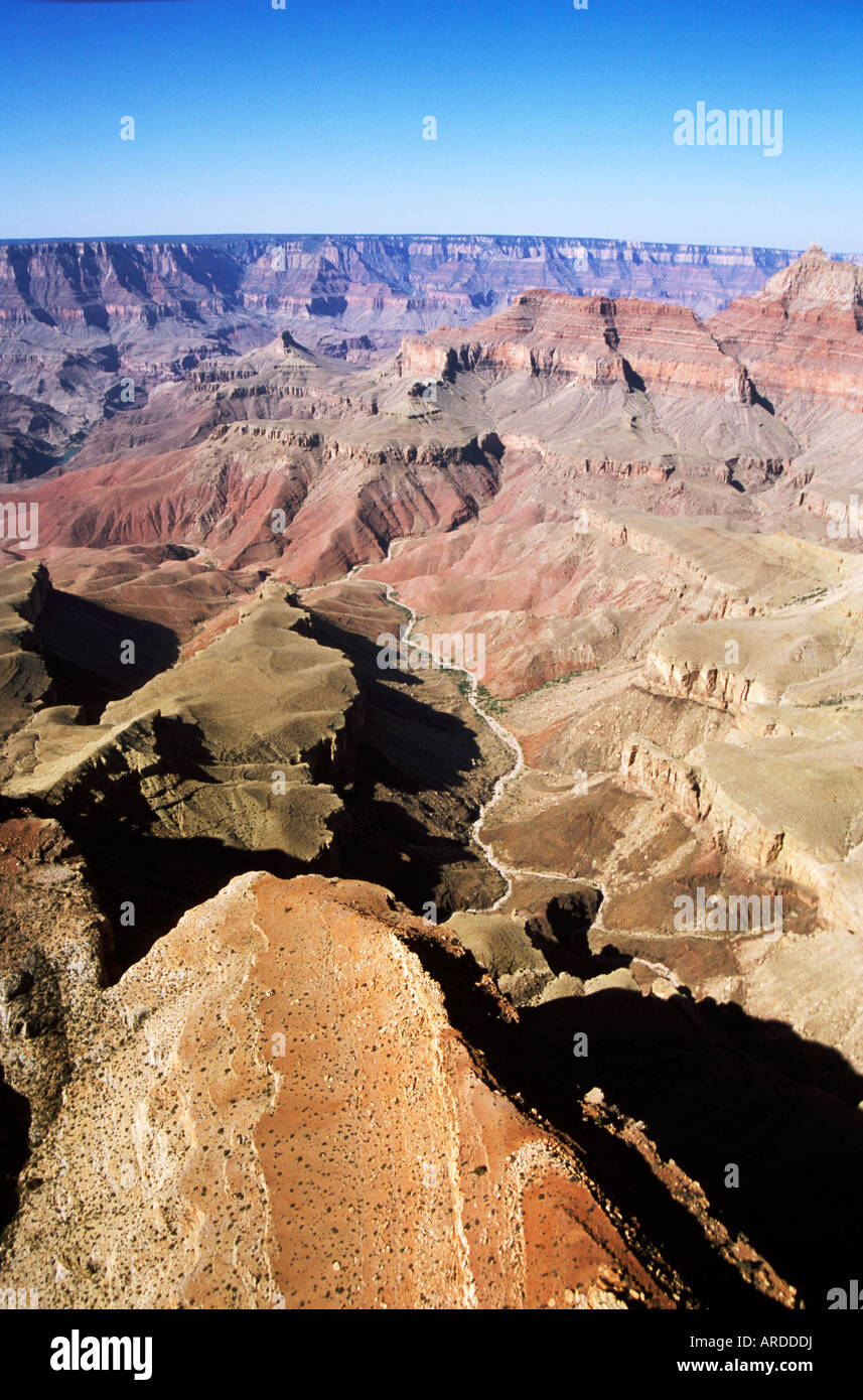 Az Grand Canyon National Park Arizona Colorado River View Erosion
