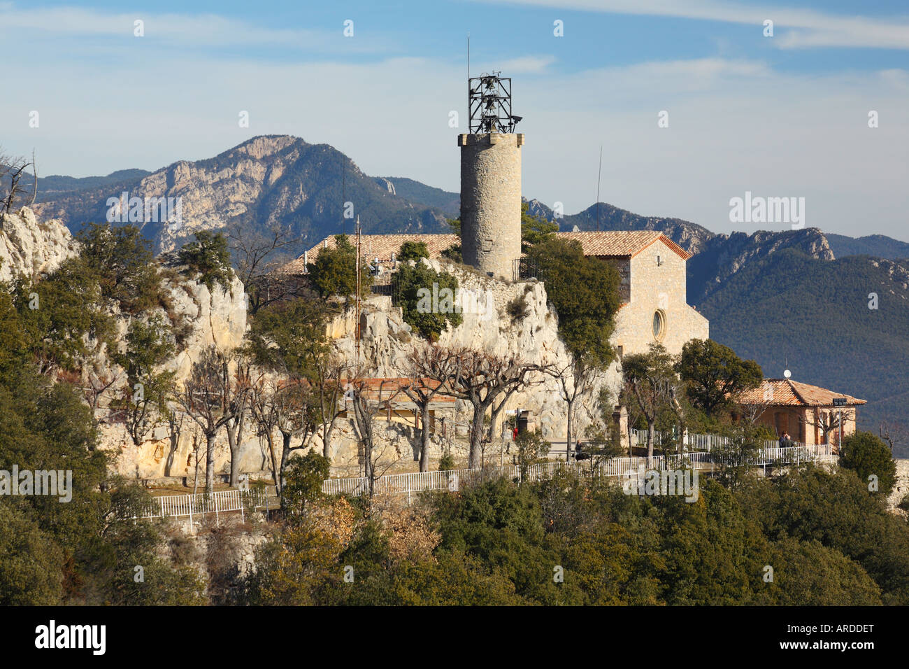 Queralt Sanctuary Berga Bergueda Catalunya Spain Stock Photo - Alamy