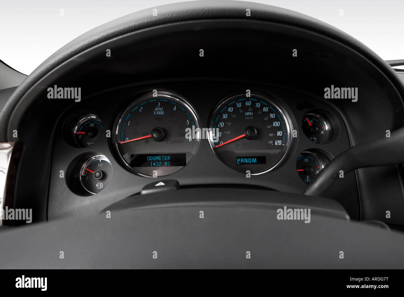 2007 GMC Yukon XL Denali in Silver - Speedometer/tachometer Stock Photo ...