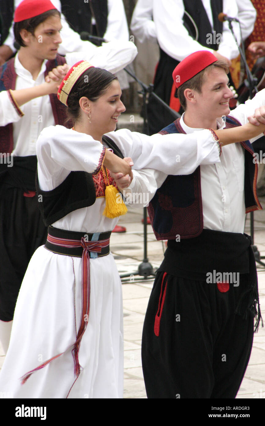 Traditional Konavie Dance at Cilipi South Croatia Stock Photo - Alamy