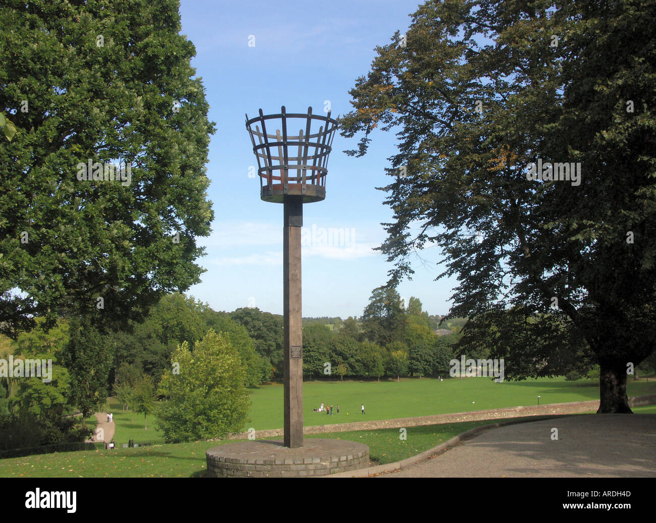 Upper Castle Park Colchester Essex England Stock Photo - Alamy
