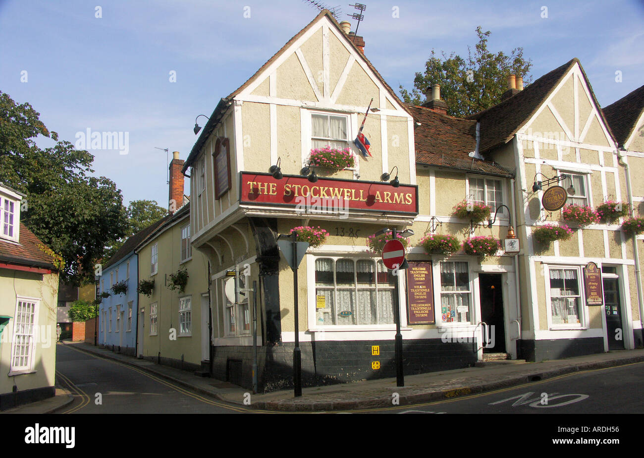 The Stockwell Arms and Dutch Quarter Colchester Essex England Stock ...